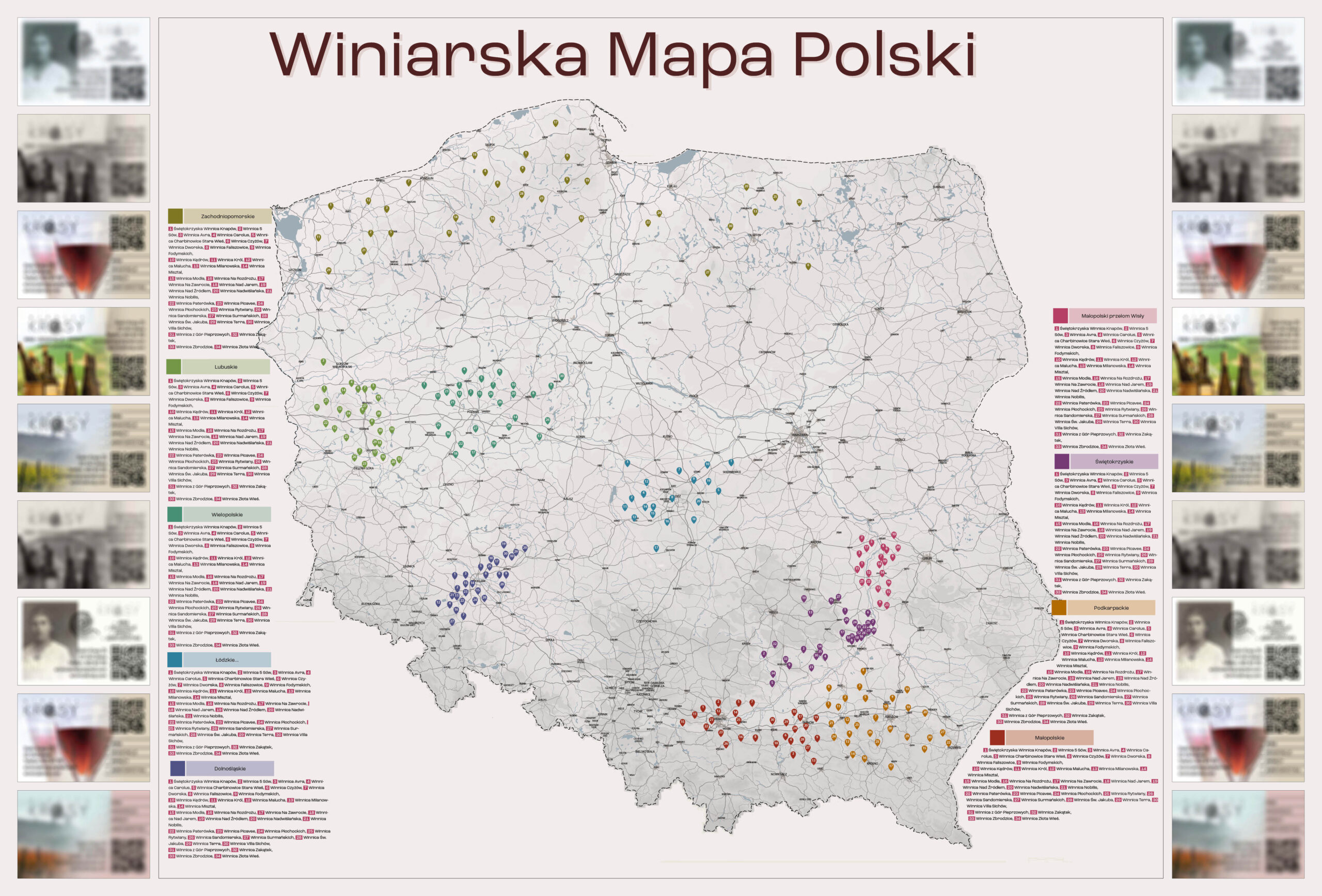 Przedsprzedaż: Winiarska mapa Polski – Trybuszon